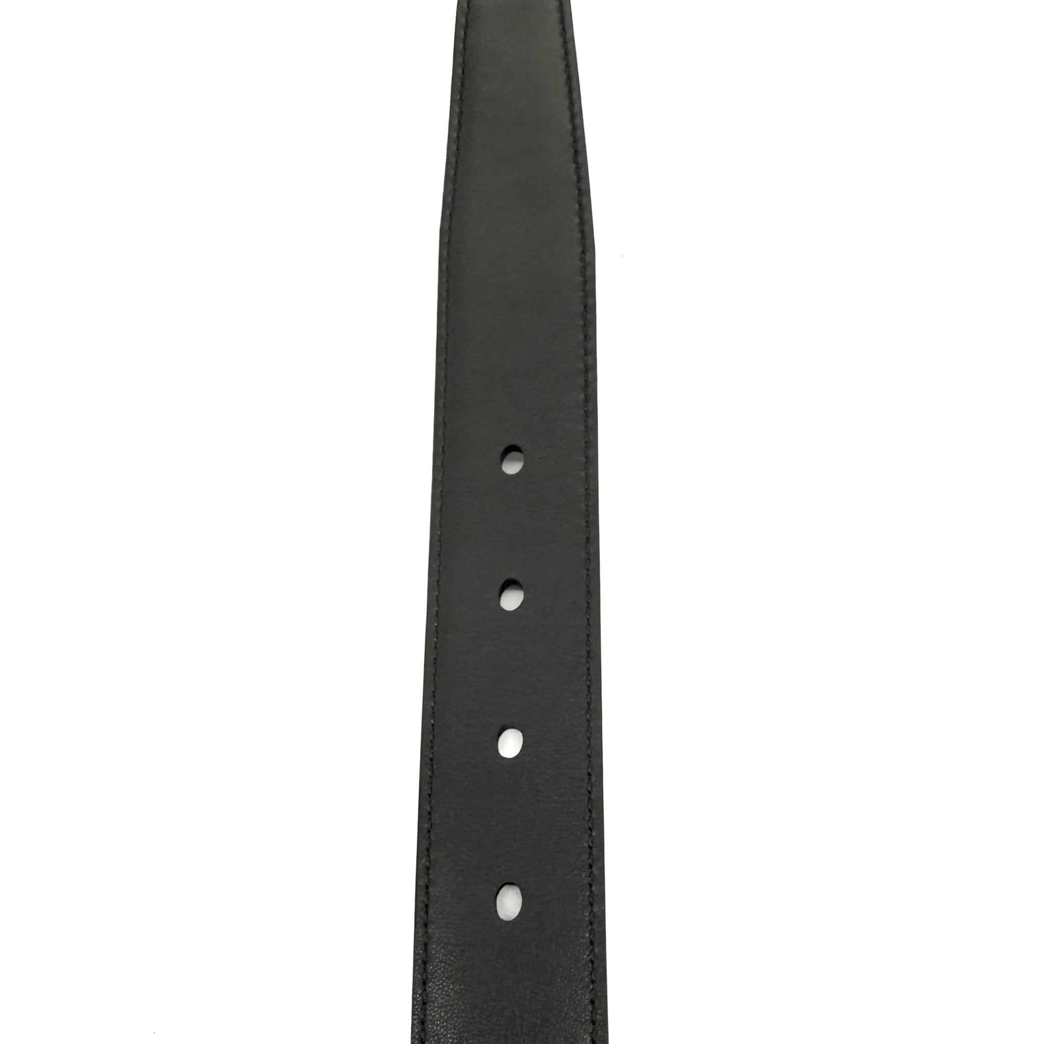 SAINT LAURENT Cassandre Leather Belt – BACALLI – Luxury Consignment